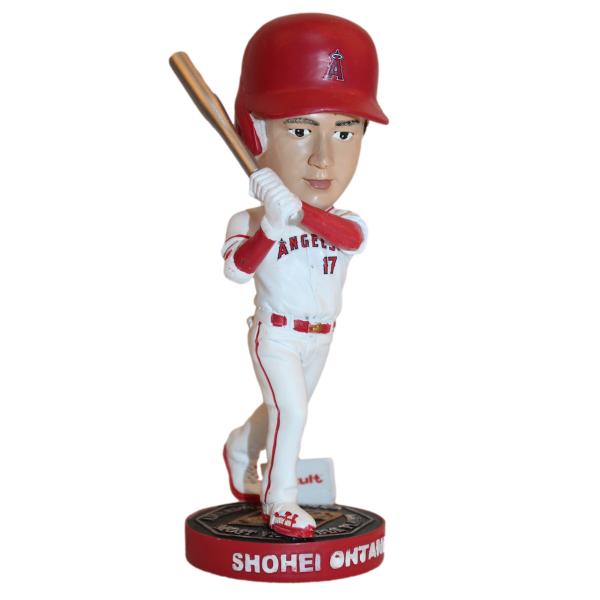 [新品]大谷翔平選手　フィギュア　ボブルヘッド　2021 アメリカンリーグ MVP 　BOBBLE HEAD 　　希少 MVP　新品未使用　ロサンゼルスエンゼルス 大谷翔平選手 限定球場配布 　コレクターズアイテム  大きさ・高さ18cm、...