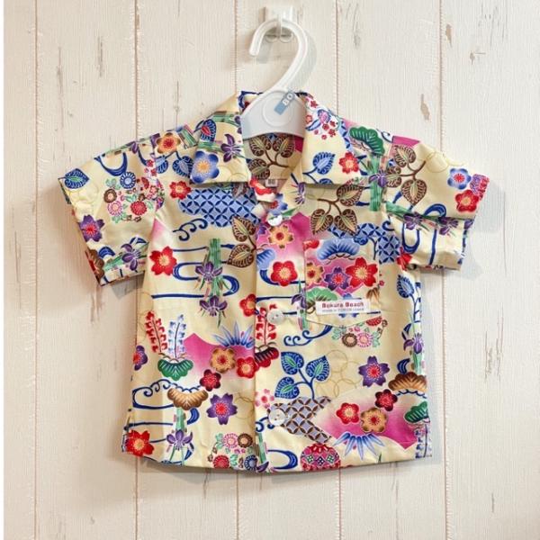 【発売日：2024年09月01日】沖縄伝統の琉球紅型風プリント【あやめ】アロハシャツ［単品］※セットアップは下記リンクよりご注文ください。素材：綿100％　プリント　ブロード生地の厚さ：薄★★☆☆☆厚　薄色は少々透け感ありシェルボタン使用サ...