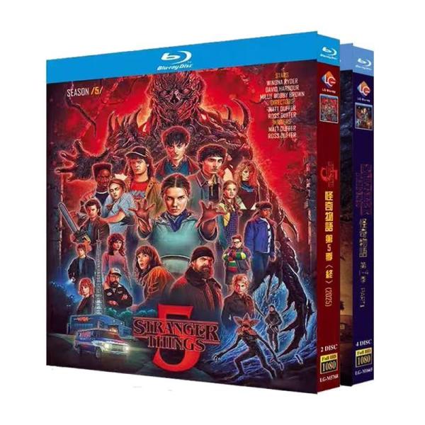 収録内容 ストレンジャー・シングス 未知の世界 シーズン1+2+3+4+5 ブルーレイ Blu-ray BOX 日本語字幕 日本語吹き替え版 [Blu-ray] TV全42話+番外編全7話ディスク枚数 8枚組言語・字幕 英語音声・【日本語音...
