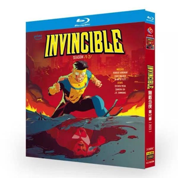出演 スティーヴン・ユァン、J・K・シモンズ、サンドラ・オー、マーク・ハミル収録内容 アニメ Invincible／インビンシブル  無敵のヒーロー  シーズン1+2 DVD ブルーレイ Blu-ray BOX 日本語字幕 日本語吹替版 [...