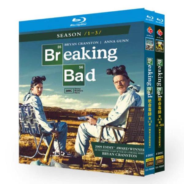 区別：Blu-ray（国内再生可能）音声：英語／日本語（切り替え）字幕：日本語内容：全話収録邦題：ブレイキング・バッドあらすじ：善と悪は表裏一体。温厚で生真面目だった男は、愛するものを守り抜くために“道を踏み外していく”《＝Breaking...