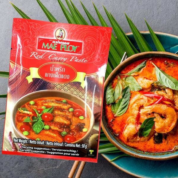 ●商品：レッドカレーペースト●原材料：赤唐辛子、レモングラス、シャロット、食塩、ナンキョウ、エビペースト、コブミカンの皮●内容量：50g●賞味期限：2026.6.21-2027.2.3●保存方法：直射日光を避け、常温で保管、　　　　　　開封...