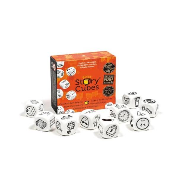 Rory's Story Cubes (ローリーズストーリーキューブス) に日本仕様のパッケージが登場!即興でストーリーを創作して楽しむ、ポケットサイズのお話サイコロです。9つの絵をつなげて1つのお話をつくれるかな?このゲームでは競ったり勝...