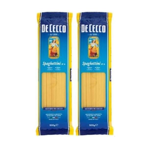 「DECECCO(ディ・チェコ)No.11スパゲッティーニ500g」は、シンプルなトマトソースによく合うスパゲティーニです。お皿に盛りつけた後、バージンオリーブオイルを加えると、一層うまみを引き立てます。ゆで時間9分前後ディチェコのパスタは...