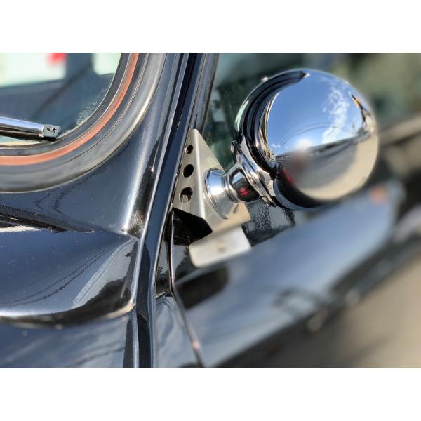 スタンダードミラーより死角をなくし安全性を向上させる広角レーシングミラーです。車線変更や高速道路での合流、車庫入れなどのバック時、後方視界が上下左右に広がります。　※こちら1個の販売です。1台分は2個お買い求めください。クラシックミニ用