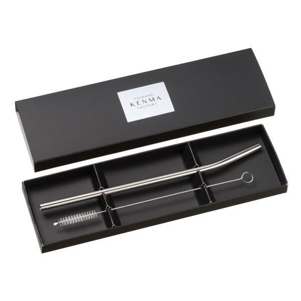 新潟県燕三条地区の職人技が生み出した一品。【商品内容】ストロー：17×6×198mm(材質：18-8ステンレス)付属品：ブラシ×1重量：40g生産国：中華人民共和国/日本【検索ワード】ギフト/プレゼント/贈り物/母の日/父の日/敬老の日