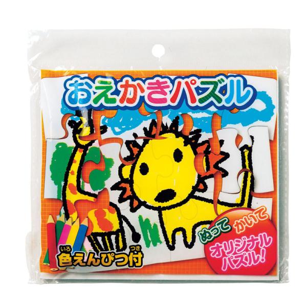 自由におえかきするパズルです。【注意事項】本製品は商品をポリ袋に入れた状態となっております。箱には入っておりませんので予めご了承ください。【商品内容】無地パズル×1色鉛筆×5材質：PS・紙・木重量：38g生産国：中華人民共和国[検索ワード]...