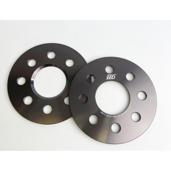 iD Productホイールスペーサー (2枚1セット)　専用ハブ径でピッタリなのでブレの心配無用。カラー：ガンメタリック車種：FIAT/ABARTH　4穴/PCD:98　ハブ径58φの車輌PCD：4穴/98ハブ径：58Φ厚み：7mm品番：...