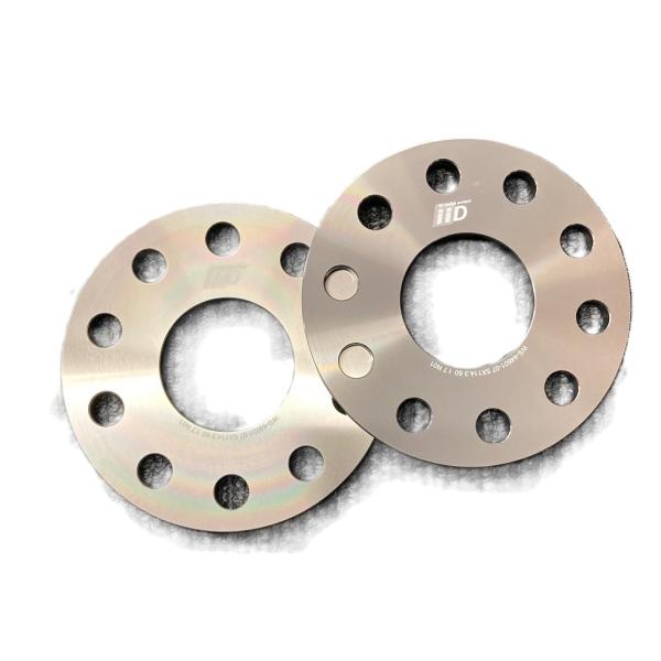 iiD Product 　7ｍｍスペーサー 高剛性＆高品質のホイールスペーサー (2枚1セット)です。純正より約7ｍｍ長いボルトをご使用ください。前後どちらでも使用可能。カラー：ガンメタリック適合：BMW,、LANDROVER系　など（同型...