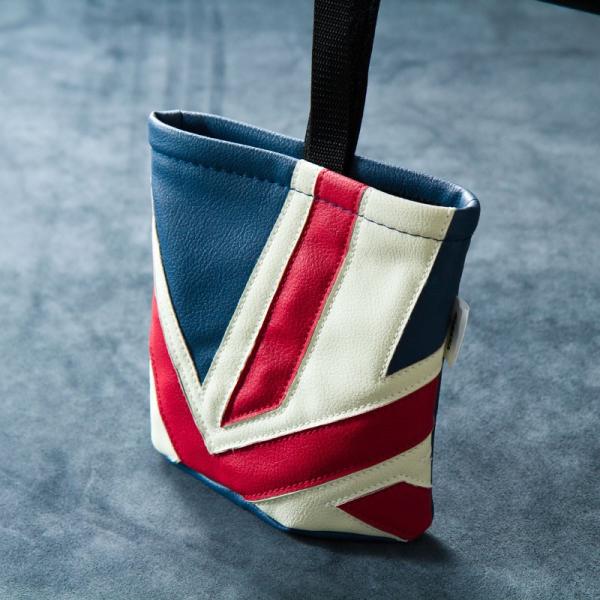 CABANA カバナ　小物入れフルカラー色（ユニオンジャック柄）になります。本物レザーに近い感覚のＰＶＣレザー素材で製作されている小物入れです。引っ掛けるループが付いておりますので、お好きなところに取付てください。サイズ：タテ19センチｘヨ...