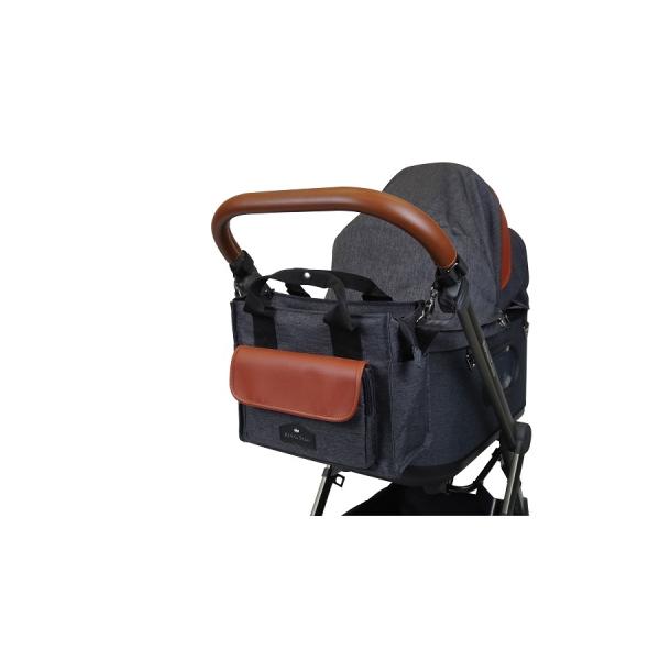 しっかりした作りの高級感のあるバッグ。ボストン・ショルダーとしても使えます。ポケットも多くあり、また中には仕切りがあるので色々な物が入れられます。アリスとグレイスのハンドル部分とサイド部分に装着可能。サイズ：W31ｘD14xH26cm素材：...