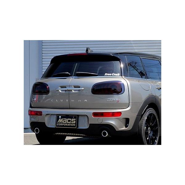 Macs Corporation F54 スモークリアゲートランプカバー 2pcsスモーク色アクリル(耐衝撃)樹脂の成形品。バックドアのメインテールランプ左右に付属の両面テープで取付けます。※バンパーに付くテールランプ用は別途販売しておりま...