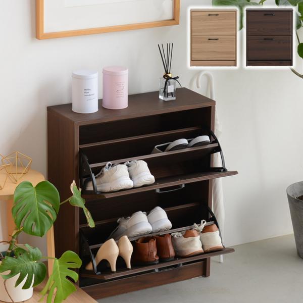 ・商品サイズ 幅64×奥行24×高さ76cm・梱包サイズ(1個口)幅165×奥行25×高さ78cm・材料強化紙・カラーナチュラル(NA) ブラウン(BR)・生産国中国・用途靴箱 シューズボックス シューズＢＯＸ<関連ワード>省ス...