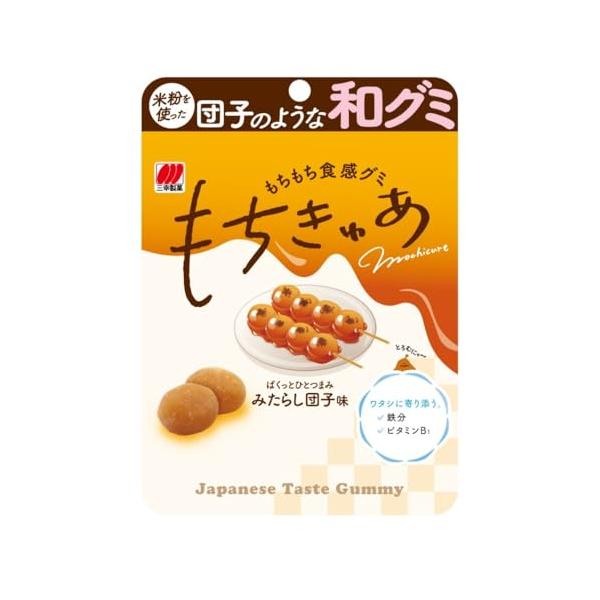 「三幸製菓 もちきゅあ みたらし団子味 40g×12袋」▼4974062095136▼（商品説明）‐/-/-・原材料：砂糖（韓国製造）、水飴、砂糖結合水飴、粉末醤油（大豆を含む）、食塩、でん粉、もち米粉、昆布エキスパウダー、食用油脂／加工で...