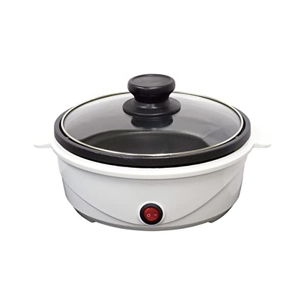 「ミニグリル鍋_COK-YM65A-W 08-1210」▼4971275812109▼（商品説明）ミニグリル鍋ホワイト/-/COK-YM65A-W・パッケージ個数:1・1人暮らしにも最適なミニグリル鍋です。コンパクトなのでお手軽にご使用でき...