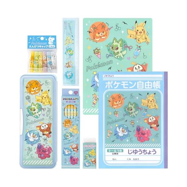 「ショウワノート ポケットモンスター カラフルポップ 文具セット ギフトセット 7点セット カラフルポップ 950729M09」▼4901772950677▼（商品説明）カラフルポップ/-/950729M09・Color:カラフルポップ・パ...