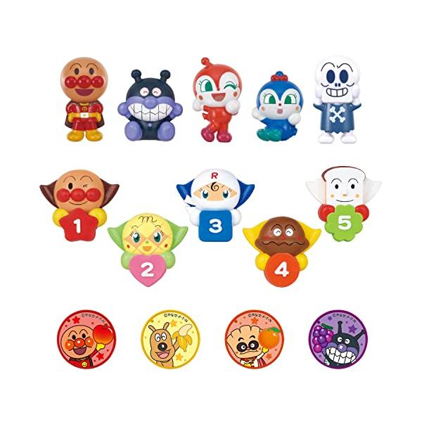 「おへやでもおふろでもピタッとくっつくアンパンマンとなかまたち知育セット 対象年齢 3才以上」▼4549660977025▼（商品説明）-/-/-・（C）やなせたかし/フレーベル館・TMS・NTVアンパンマンとなかまたちの吸盤付きパーツ14...