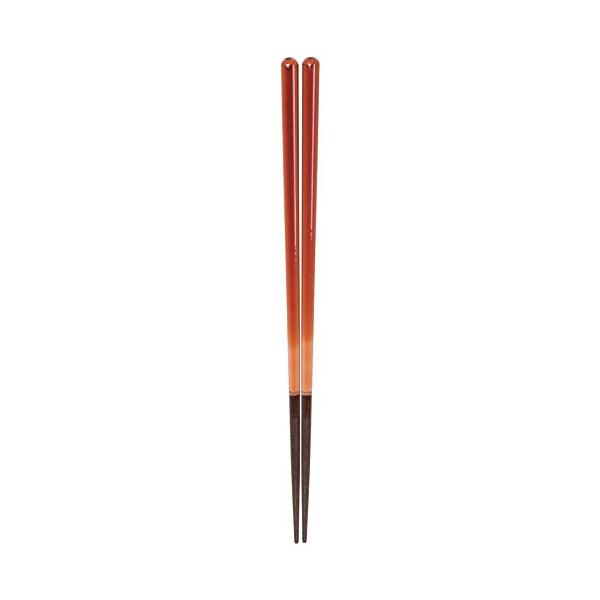 オレンジ/23.0cm/245377・Color:オレンジ・パッケージ個数:1・サイズ:約幅1.8×奥行0.9×長さ23cm(一膳分)・素材・材質:素地天然木 表面塗装アクリルウレタン・生産国:日本・重量: 約15g・食器洗浄機が使用できます。