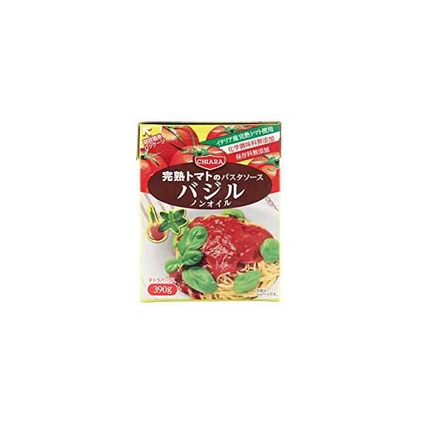 「キアーラ パスタソース バジル 390g ×16個」▼4512704343421▼（商品説明）パスタソース バジル 390g ×16個-/-/D34342・FlavorName:パスタソース バジル 390g ×16個・パッケージ個数:1...