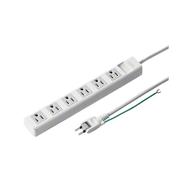 マグネット付き6個口/5m/TAP-N3650MGN・Color:6個口Size:5mStyle:マグネット付き・パッケージ個数:1・定格容量:15A・125V(1500Wまで)・電源コード:5m・プラグ:2Pスイングプラグ(アースコード、...