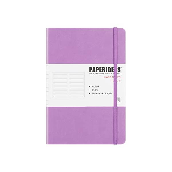 「PAPERIDEAS ノート A5 ハードカバー (横罫 ライラック)」▼6972400201841▼（商品説明）横罫ライラック/A5/-・Style:横罫Color:ライラック・創造性を刺激するような鮮やかなカラーバリエーションとデザイ...