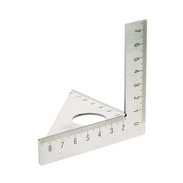 「dodtazz ステンレス 木工 ケガキゲージ DIY 工具 三角定規 直角 L字型 直線 平行線 (1)」▼4580725630820▼（商品説明）・NumberOfItems:1・ステンレス製の多機能木工ケガキゲージです。L字型の定規...