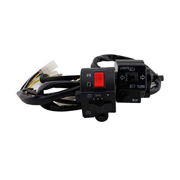 「navire SUZIKI スズキ GS125 GN125 ハンドル スイッチ 左右 セット 社外品」▼4573104961905▼（商品説明）スズキ 用 ハンドル スイッチ GS125 GN125 などに適合。・適合車種 : GS125...