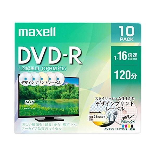 「DRD120PME.10S 録画・録音用 DVD-R 4.7GB 一回(追記) 録画 プリンタブル」▼4902580517748▼（商品説明）パッケージ個数:1・●マクセル(Maxell) DRD120PME10S 録画用DVD-R デザ...