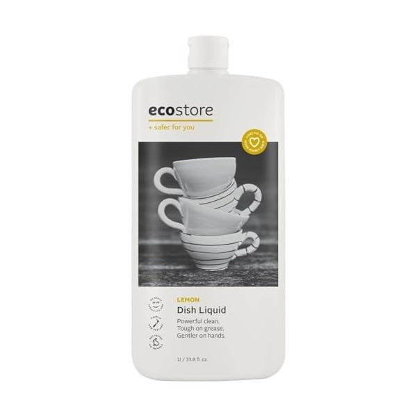 「ecostore(エコストア) ディッシュウォッシュリキッド レモン 1L 食器用洗剤 食器 洗剤 植物由来」▼9420015011036▼（商品説明）-/1L/9420015011036・ScentName:レモンSize:1L・パッケ...