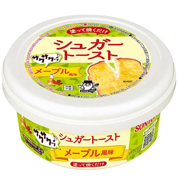 「ソントン シュガートースト メープル風味 100g」▼4901671210513▼（商品説明）メープル風味・パッケージ個数:1・ショートニング(国内製造)、砂糖、バターエキスパウダー/香料、クチナシ色素、(一部に乳成分を含む)・原材料ショ...