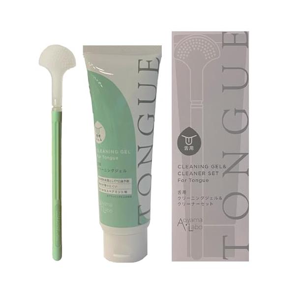 -/-/4904740529585・パッケージ個数:1・舌用クリーニングジェルと舌クリーナー（ブラシ）のセットです。