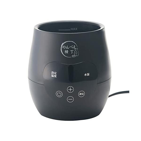 「三ッ谷電機 電気酒燗器 酒かん器 のんべえ横丁 NBE-1 湯煎式 日本酒 電気 熱燗器 お燗 (ブラック)」▼4582107552027▼（商品説明）ブラック/-/NBE-1・Color:ブラック・パッケージ個数:1・商品に徳利は含まれ...