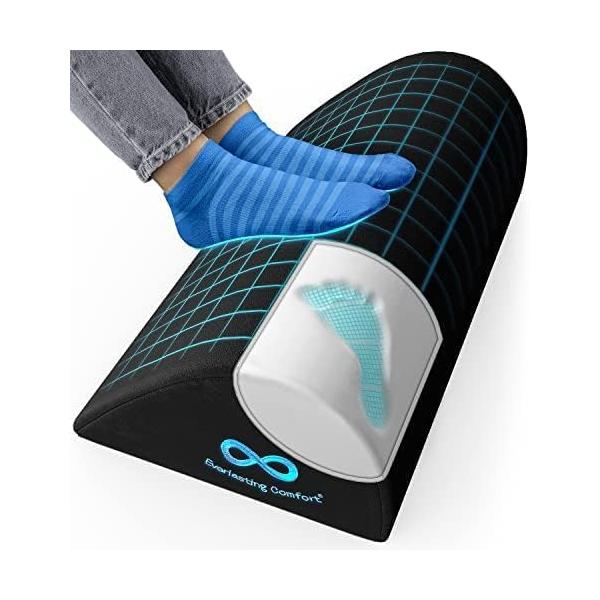 「Everlasting Comfort エバーラスティング・コンフォート オフィス用フットレスト・足台・デスク用 足置き 洗えるカバー付き足乗せ」▼850004566114▼（商品説明）Footrest Under DeskOrigina...