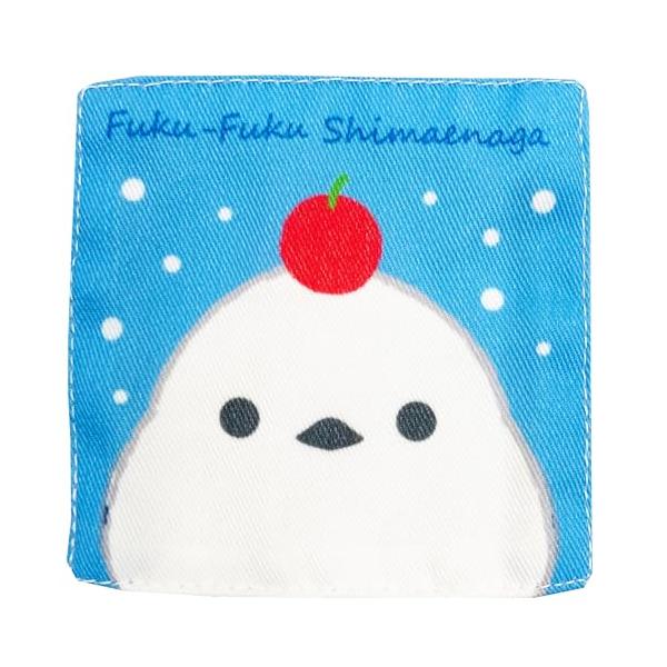 シマエナガ 赤い実ふくふくシマエナガ 赤い実/9x9cm/4621264・Color:ふくふくシマエナガ 赤い実PatternName:コースター・パッケージ個数:1・モフモフで可愛い、北海道の「雪の妖精」シマエナガの寝具・インテリアシリー...
