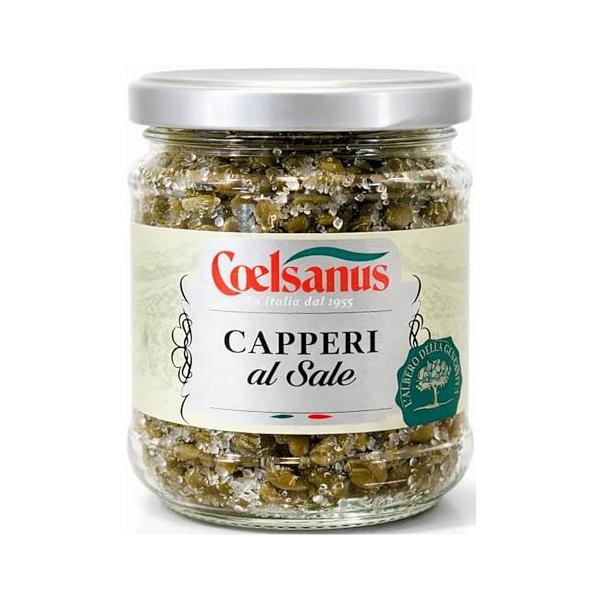 「チェルサヌス ケッパー塩漬け 140g」▼8002170104450▼（商品説明）-/-/5108・FlavorName:ケッパー塩漬け・パッケージ個数:1・内容量:140g・原材料:食用花(モロッコ、トルコ)・商品サイズ(高さ×奥行×幅...