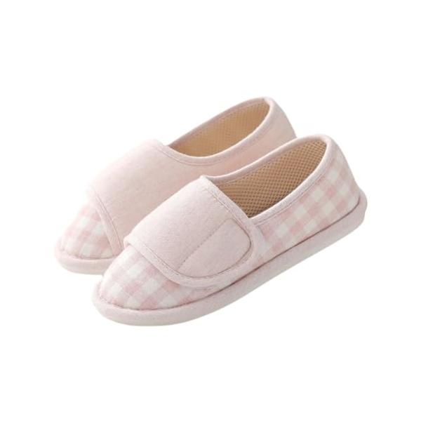 「I'm so happy 介護シューズ スリッパ 幅広 女性 入院 レディース マジックテープ リハビリ (ピンク 25cm)」▼4582795812236▼（商品説明）男女兼用ピンク/25.0 cm/-・Size:25.0 cmColo...