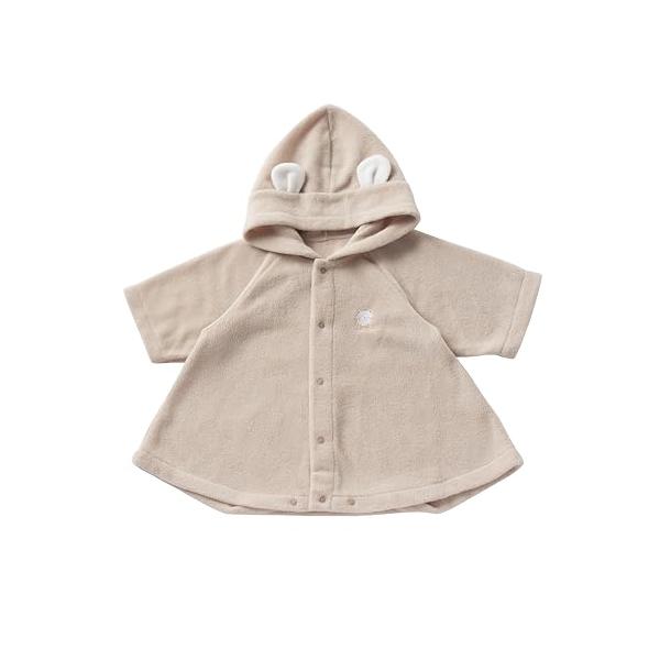 「[クリーム デ ココ] フリース 赤ちゃんコート ベビーコート [防寒/軽量] 子供服 股スナップ付き 2Way ベビー 赤ちゃん 新生児 防寒」▼4573244029039▼（商品説明）コットン・ベージュ 50-80cm ・・Color...