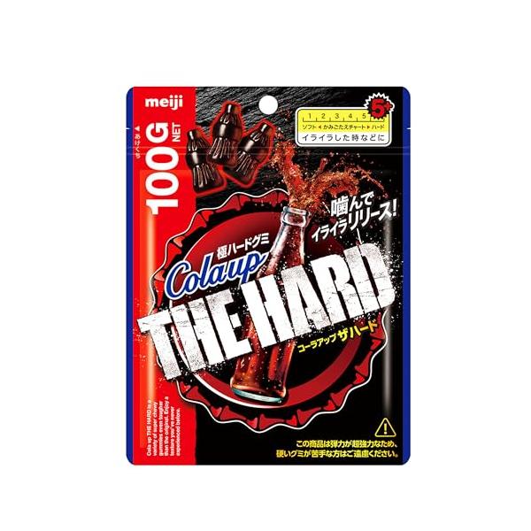 「明治 コーラアップザハード 100g×6個」▼4570134971935▼（商品説明）-/-/4902777224602・グミ商品紹介  コーラアップを超えるハード食感グミ、ドライなコーラフレーバー  原材料・成分  水あめ（国内製造）、...