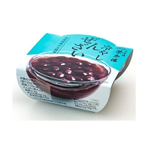 「榮太樓總本鋪 冷やしぜんざい 130g ×6個」▼4901625536126▼（商品説明）-/130グラム (x 6)/-・グラニュー糖(国内製造)、小豆(北海道産)商品紹介  グラニュー糖と北海道産の小豆だけで仕上げた素材本来の風味を楽...