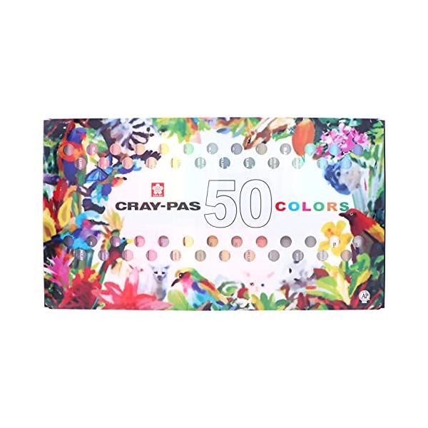 「サクラクレパス クレパス 太巻50色セット 100周年 限定商品 VP50A」▼4901881119033▼（商品説明）・マルチカラー  VP50A・【特長1】サクラクレパス創業100周年を記念した限定デザインのクレパス太巻50色セット。...