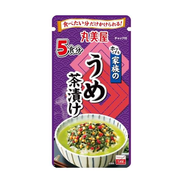 原材料:調味顆粒（食塩、砂糖、鰹節粉、抹茶、でん粉）（国内製造）、あられ、味付梅肉（梅肉、デキストリン、食塩、でん粉、梅酢、小麦粉、パーム油）、のり／調味料（アミノ酸等）、酸味料、着色料（アントシアニン、カラメル）、香料、酸化防止剤（ビタミ...