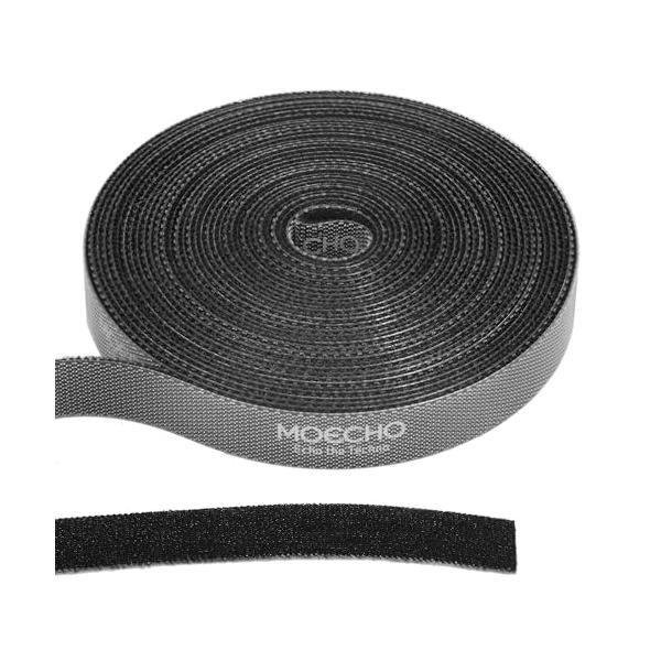 「フリーカット・簡単・しっかりコード まとめる 結束バンド ケーブルバンド マジックテープ バンド ケーブルタイケーブル まとめる ケーブル バン」▼720118208869▼（商品説明）5M黒/フリーカットタイプ/-・Color:5M黒S...