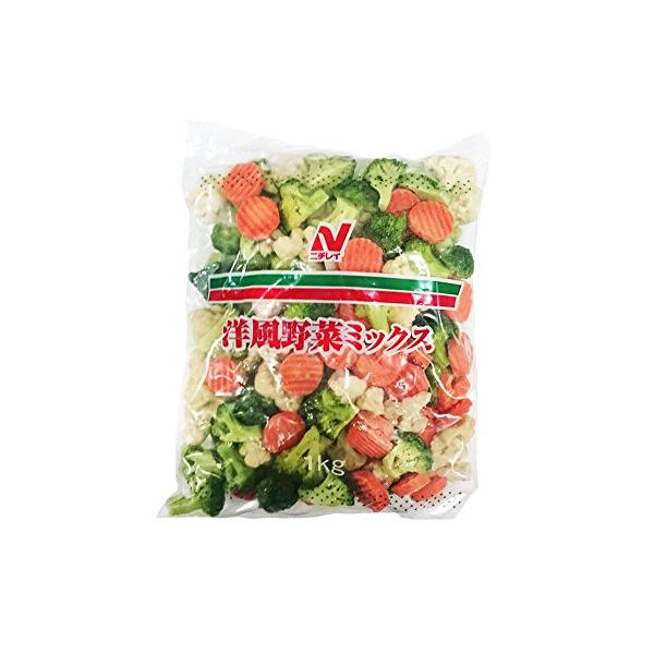 「冷凍 ニチレイ 洋風野菜ミックス 1kg」▼4902130318979▼（商品説明）なし/1キログラム (x 1)/4902130318979・パッケージ個数:1・（100g当たり）エネルギー34kcal・たんぱく質2.6g・脂質0.2g...