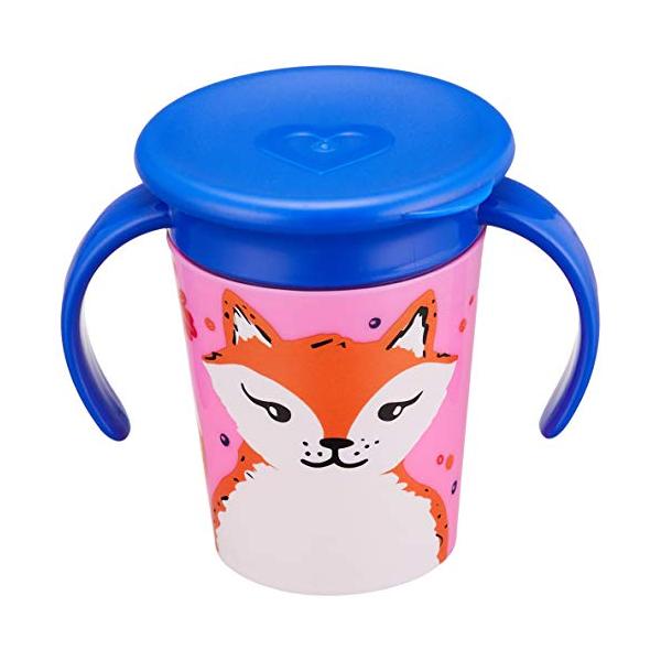 「munchkin マンチキン ハンドル付きミラクルカップ・ワイルドラブ キツネ FDMU32240 1個 (x 1)」▼735282322402▼（商品説明）【旧】・キツネ 1個 (x 1) FDMU32240・・Style:【旧】Col...
