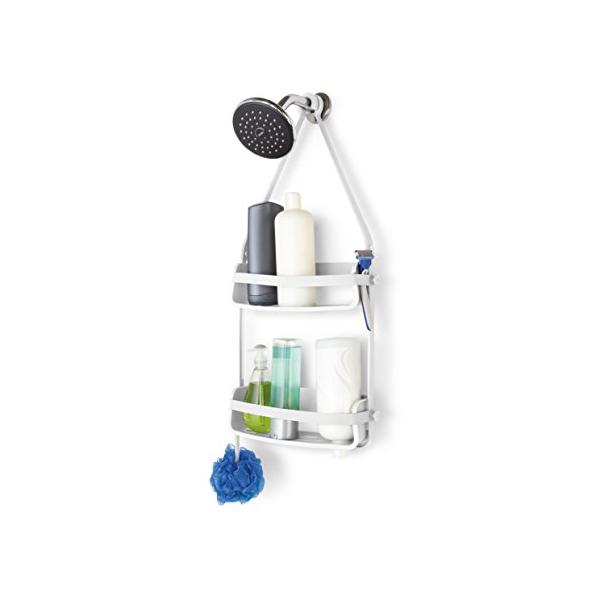 「umbra シャワーラック FLEX SHOWER CADDY(フレックス シャワーキャディー) ホワイト」▼28295463447▼（商品説明）・ホワイト W318×D95×H648mm 023460-660・・Color:ホワイトPa...