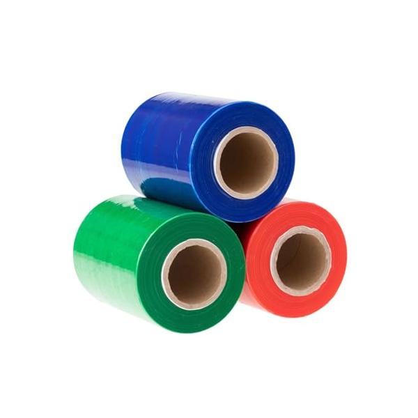 ラップ3個マルチカラー/幅10cm×長さ150m/-・Color:マルチカラー・パッケージ個数:1・用途：商品の区別、新聞・雑誌、段ボールの梱包や部品・パーツのまとめ、商品の保護・梱包、長物の荷崩れを防ぐなど・フィルムサイズ：幅10cm×長...