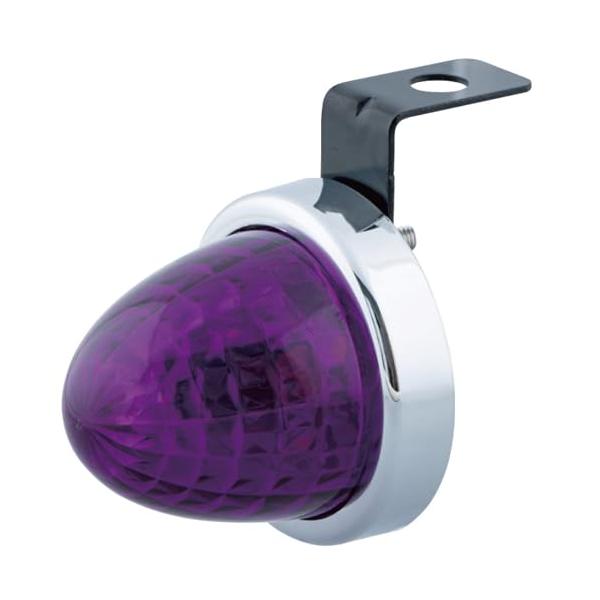 「ジェットイノウエ(Jet Inoue) LED ミニサイドカラーマーカーランプ 零（ZERO）紫（ムラサキ）１２/２４V共用 カラーレンズ仕様」▼4976383462581▼（商品説明）・紫  532756・結線により点灯/点滅が選べる-