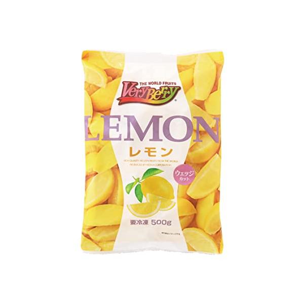 「冷凍 ノースイ レモン ウェッジカット 500g×2袋 業務用 大容量 簡単 便利 果物」▼4903310022532▼（商品説明）2袋-/500g/-・レモンの両端をカットし、形を整えた後、1/6ウェッジカットした商品です。・冷凍食品・...