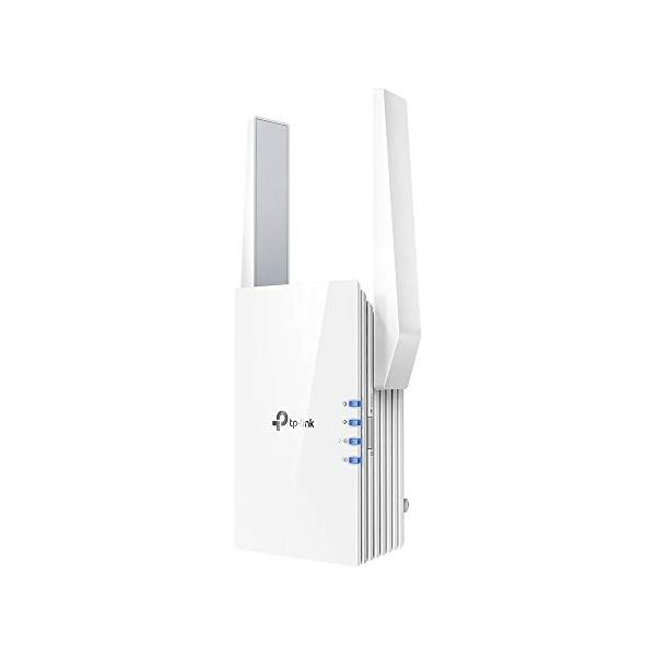 「TP-Link WIFI 無線LAN 中継器 Wi-Fi6 対応 1201 + 574Mbps 11ax/ac/n/a/g/b APモード ギガ」▼6935364010676▼（商品説明）・ホワイト  RE605X・[Wi-Fi6対応] ...