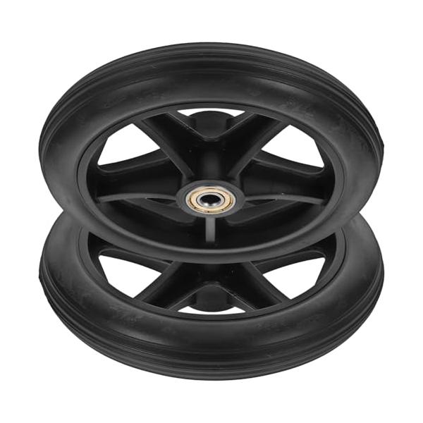 「POPETPOP 車椅子 キャスター 6インチ 車椅子用ホイール 車椅子 前輪 交換ホイール 耐摩耗性 滑り止め 手動車椅子 車いす カート前輪」▼▼（商品説明）カジュアルブラック/20x20cm/I4602I138518Z・安定性これら...